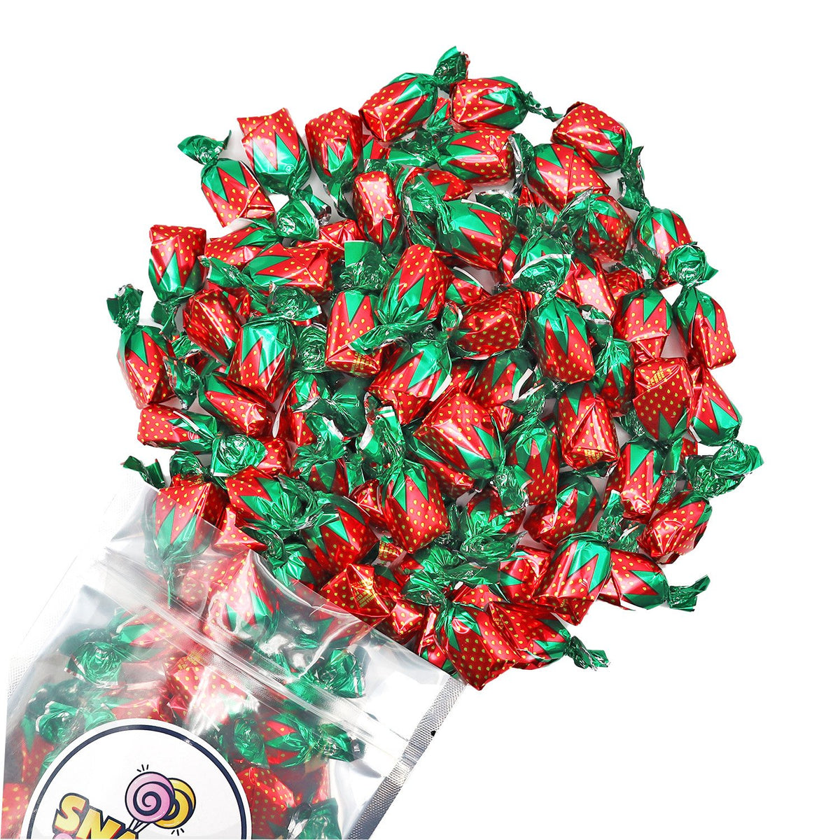Strawberry Hard Candy - Bulk Individually Wrapped Candy, Nostalgic Can ...