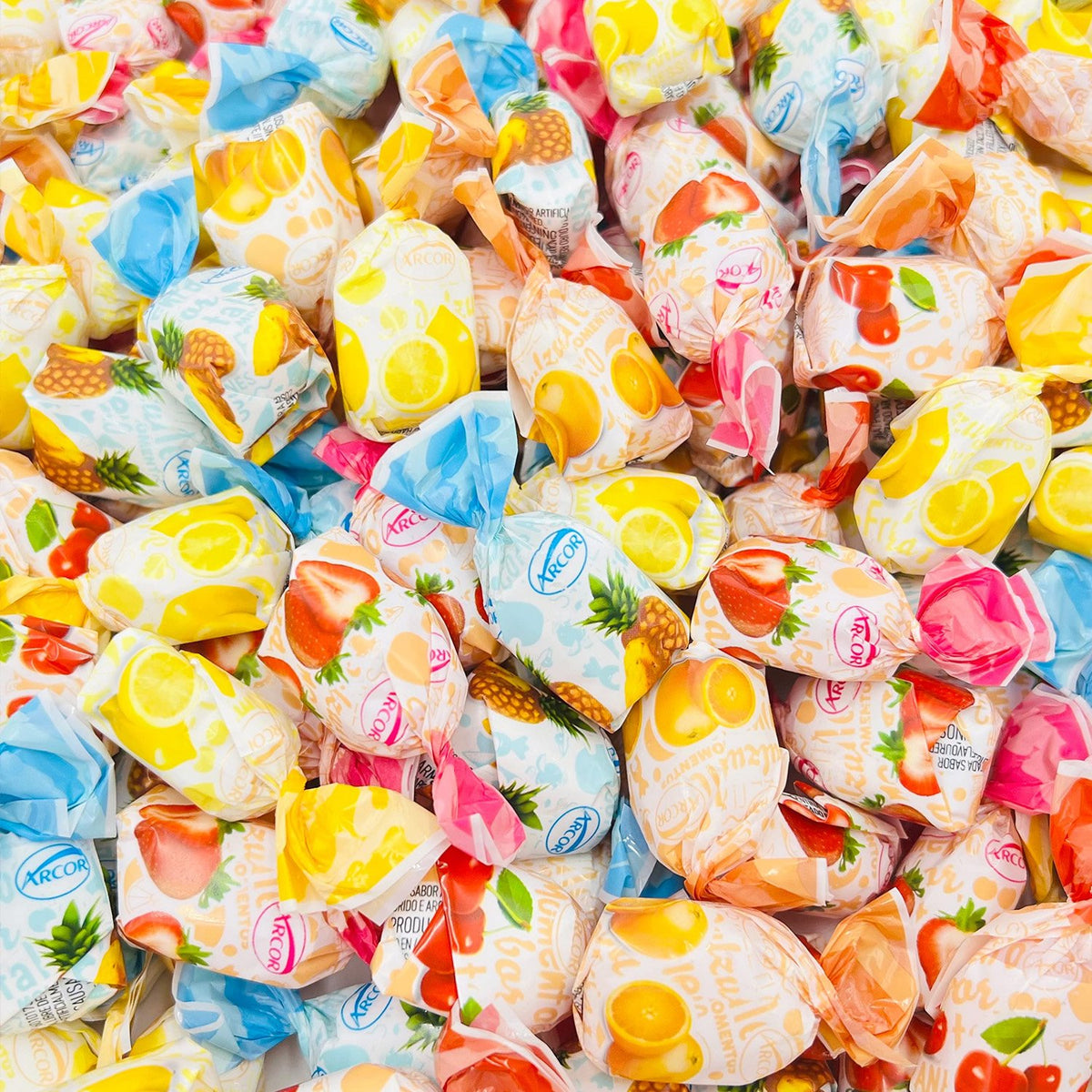 ARCOR Fruit Filled Candy, Bulk Sizes, Assorted Flavors, Individually W ...